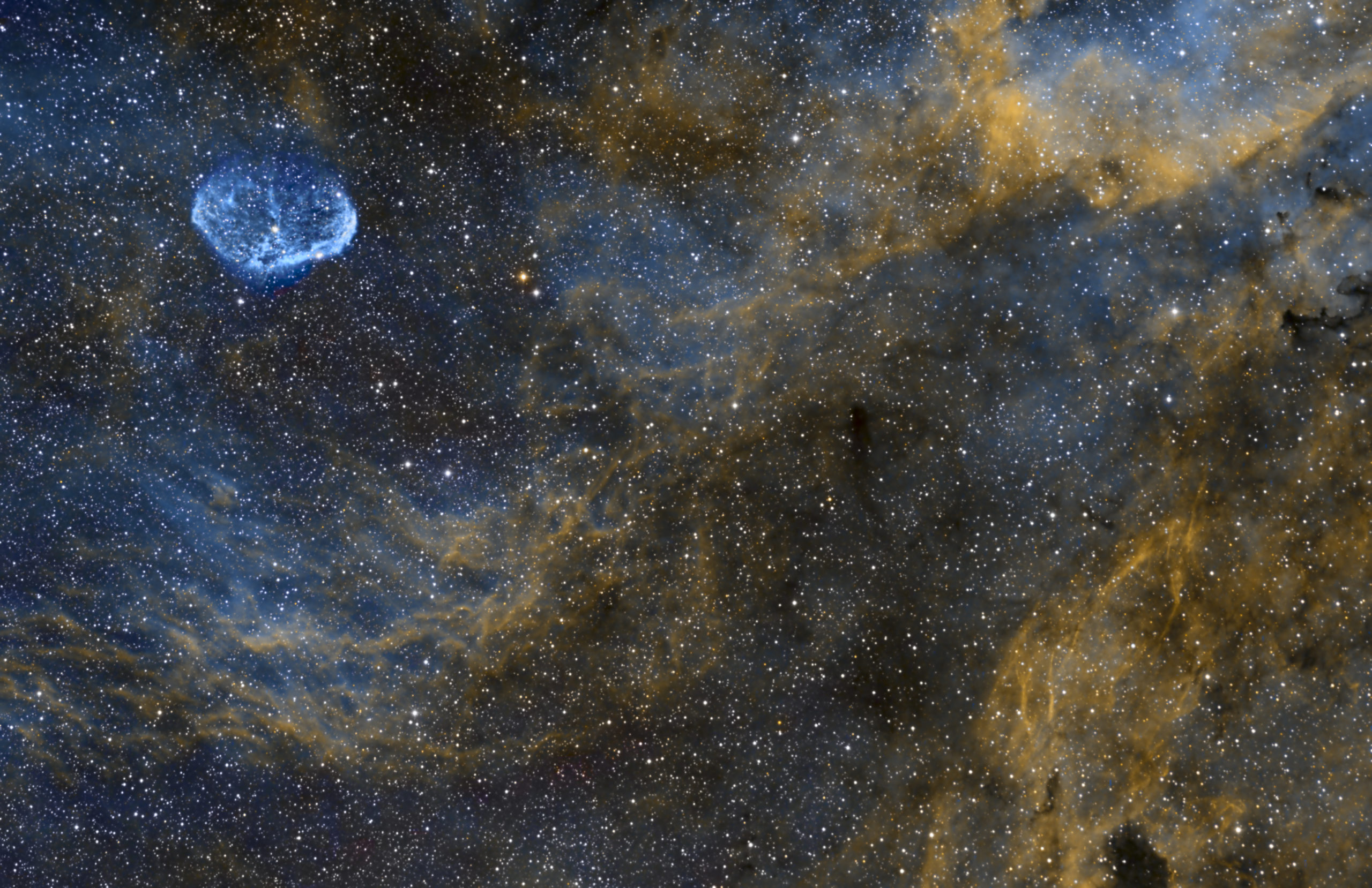 The Crescent Nebula Region - Deep Space Photography